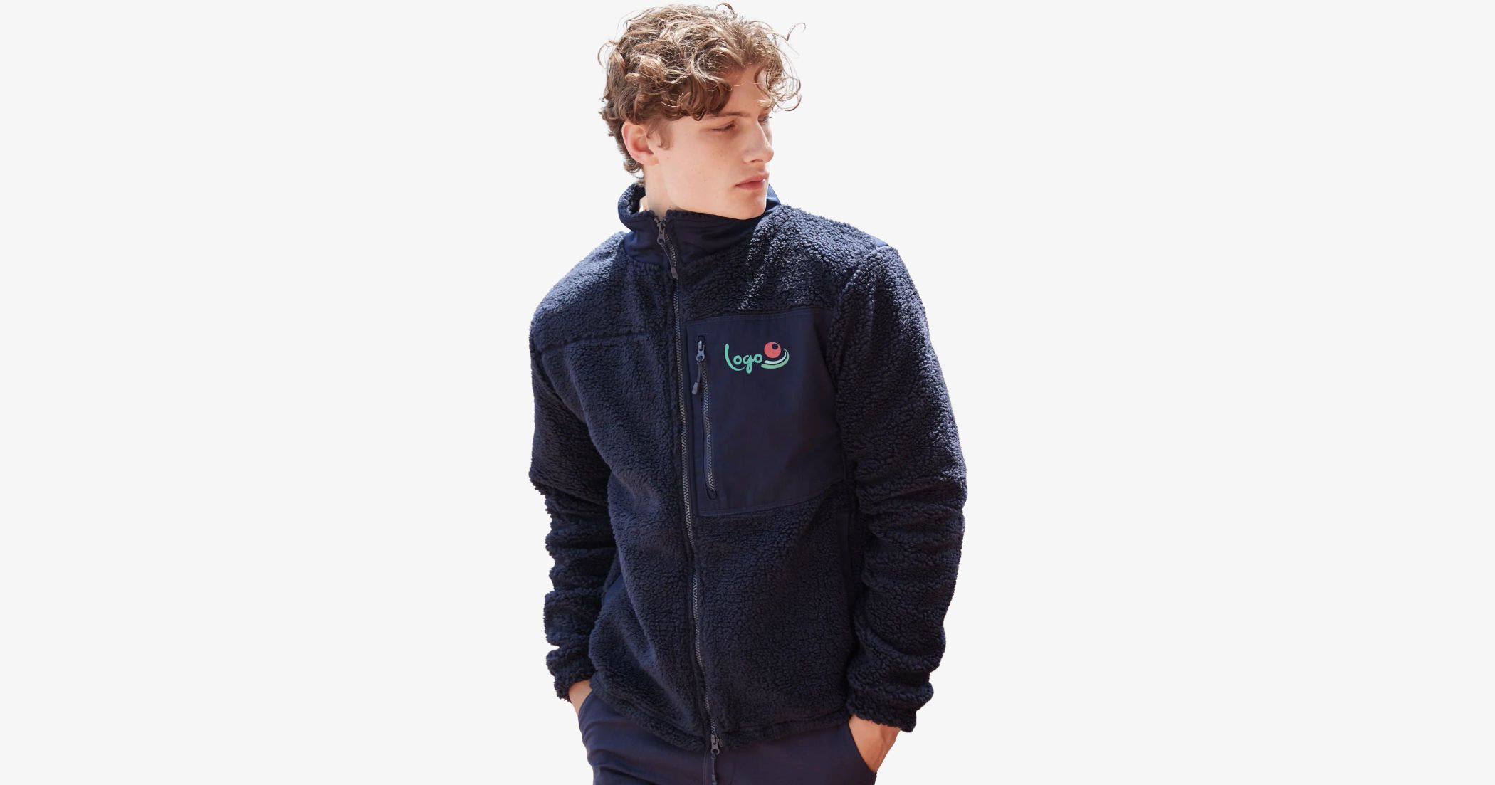 Polaire personnalisé - FR854 - Recycled sherpa fleece Front Row