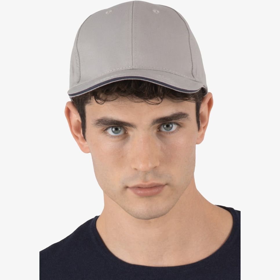 Casquette personnalisée - KP153 - Casquette avec sandwich contrasté - 6 ...