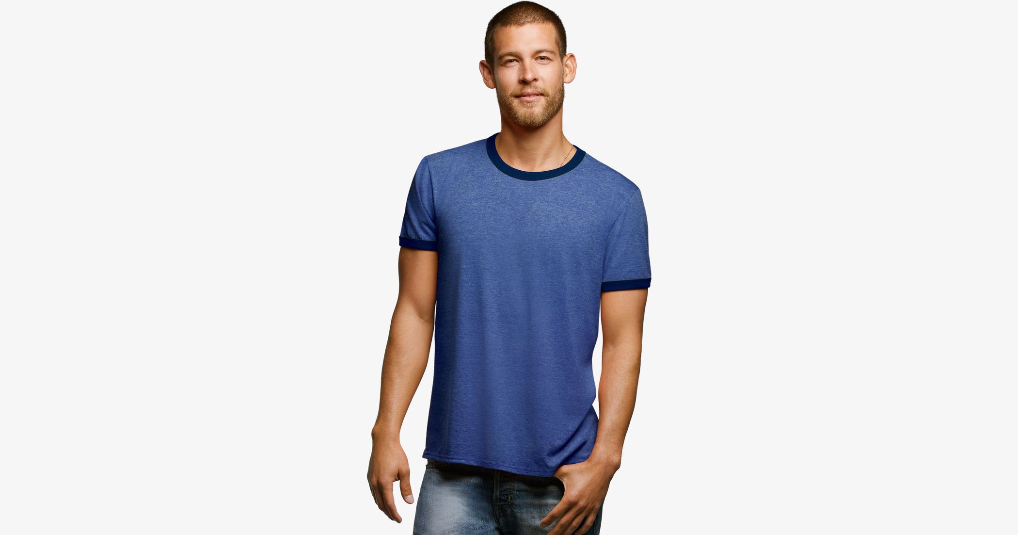 Anvil adult lightweight ringer tee